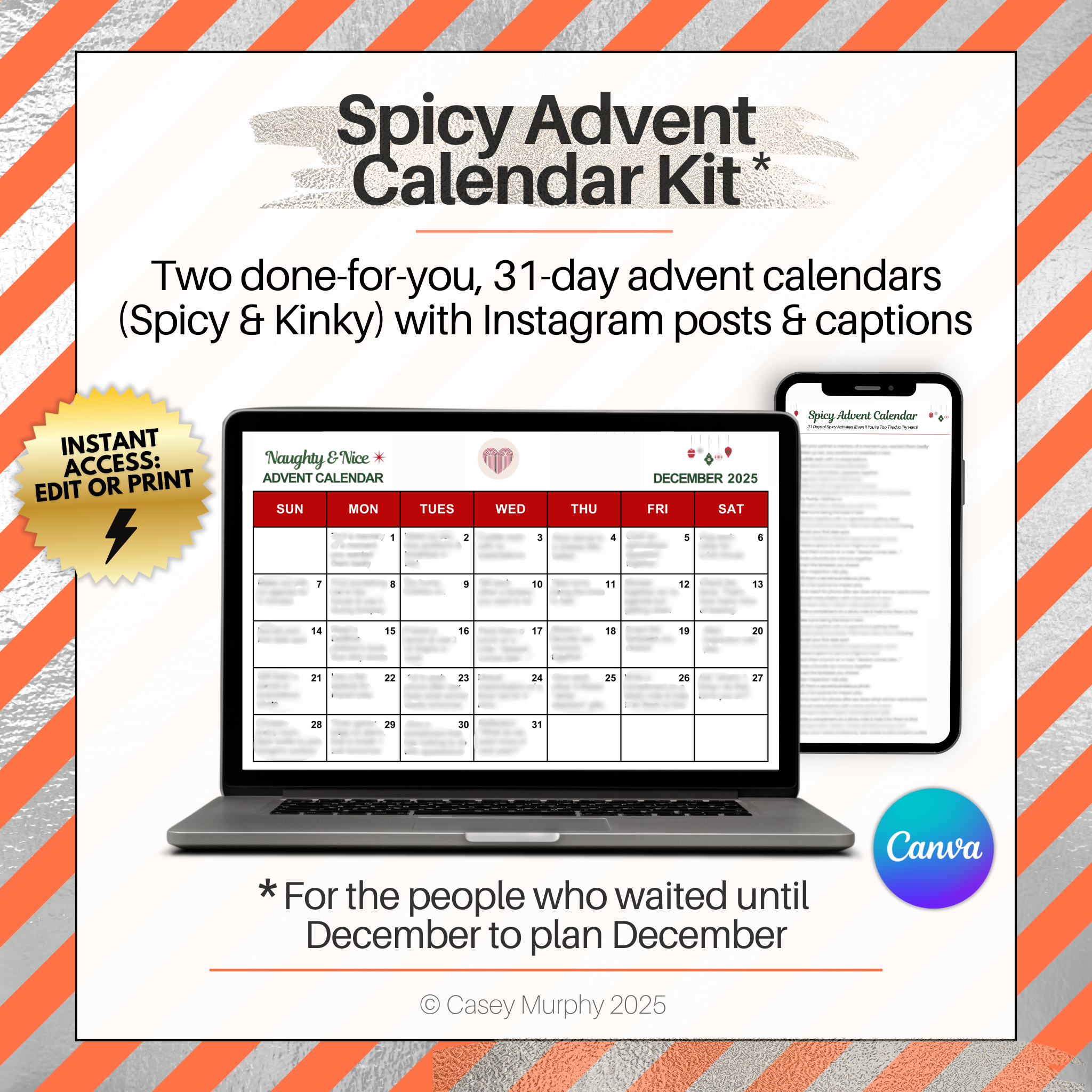 Spicy Advent Calendar for Sexual Wellness Product Brands – Casey Murphy